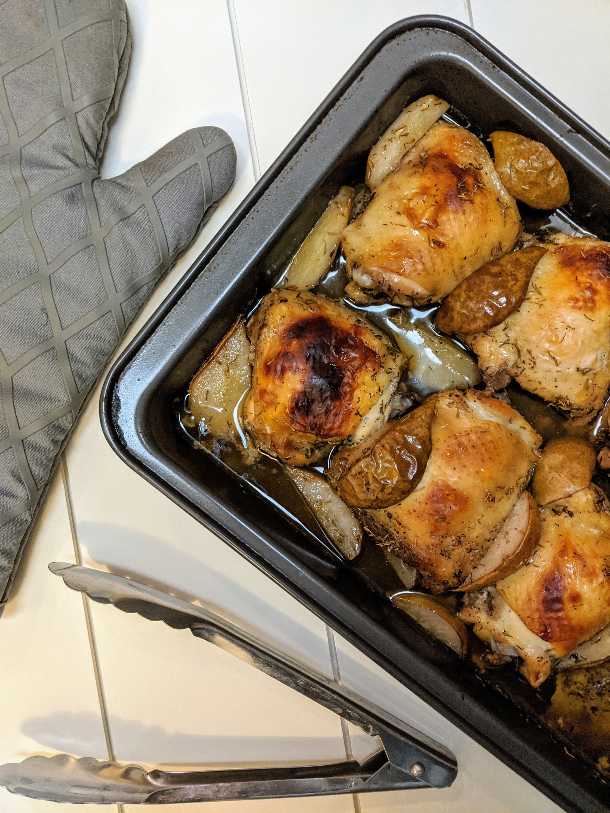 Ginger Maple Chicken Thighs | Under The Bark Syrup Co