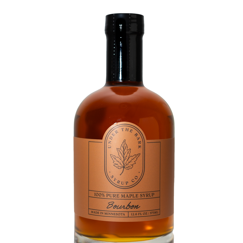 Unique flavored maple syrup from Under The Bark Syrup Co & made in MN.